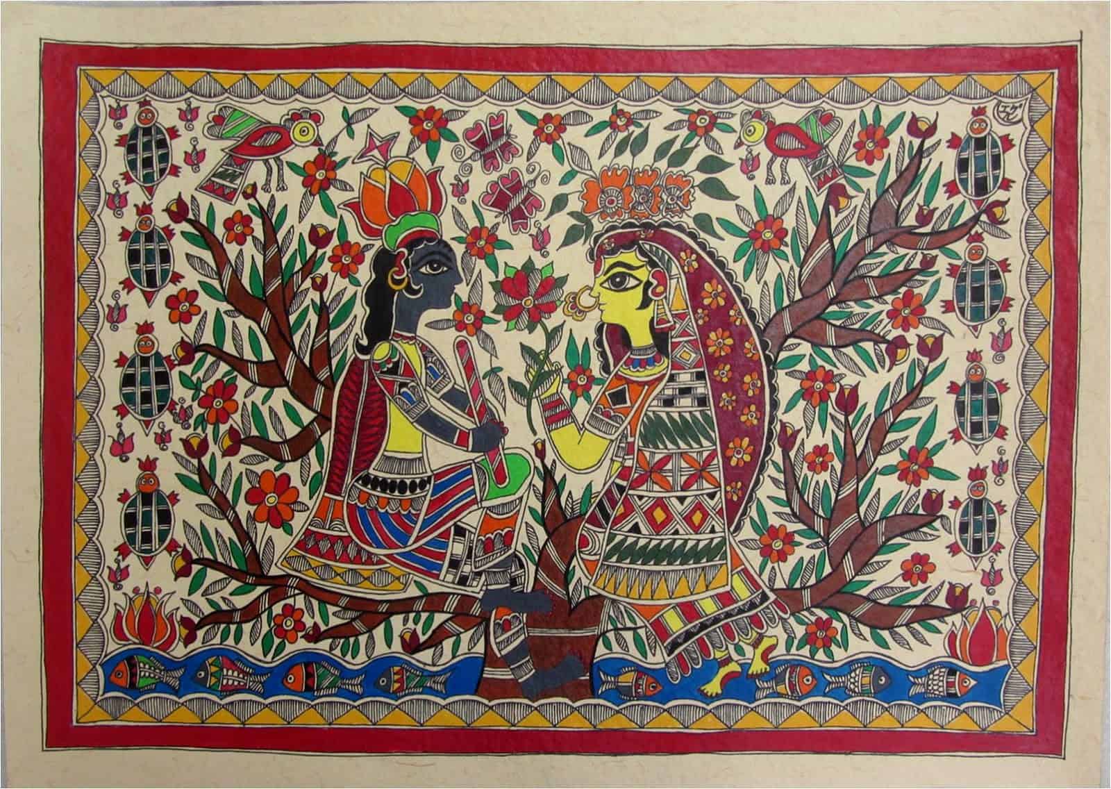 Madhubani Paintings, Know Madhubani or Mithila paintings, Madhubani Art